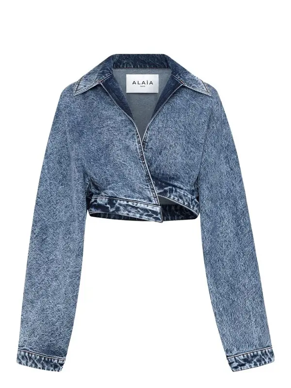 Alaïa Spiral Jacket - Blue