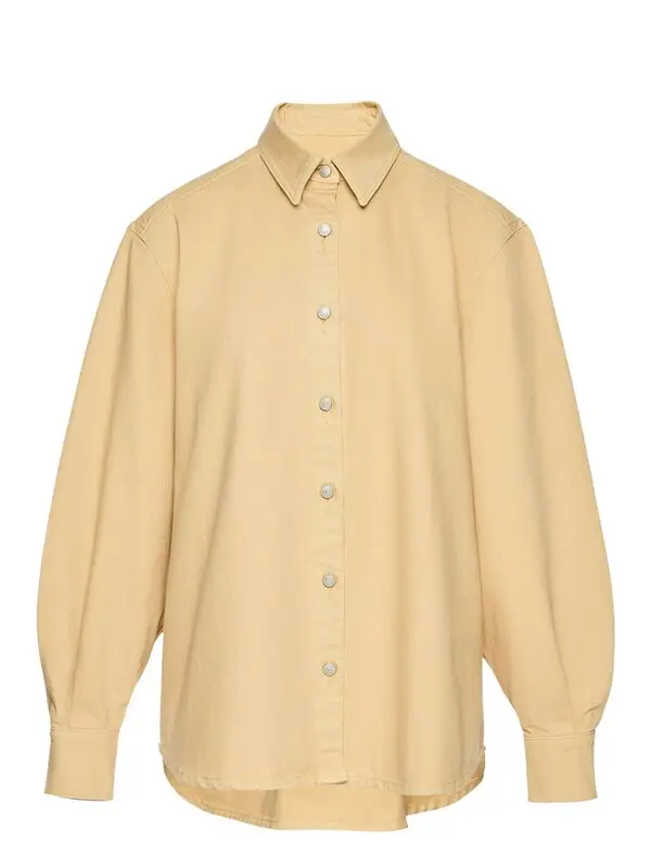 Magda Butrym Denim Shirt - Tan