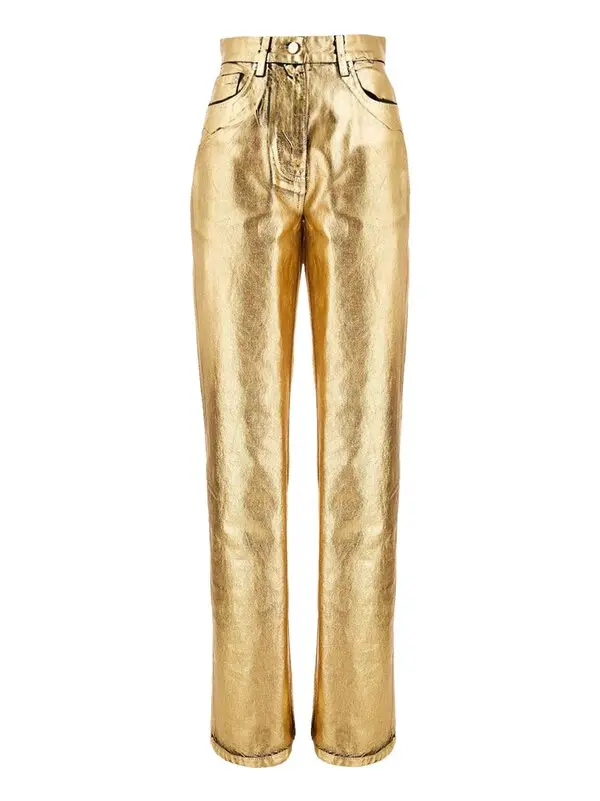 FERRAGAMO Flared Jean - Gold