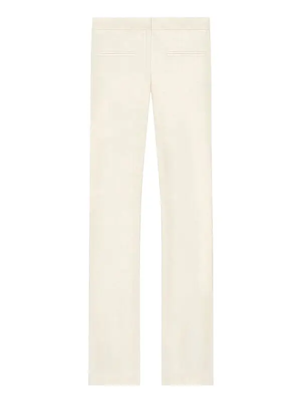 COURREGES Heritage Fluid Crepe Bootcut Pants - Tan