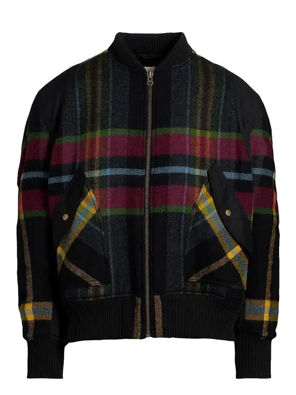 NICHOLAS DALEY Blanket Bomber Jacket - Black