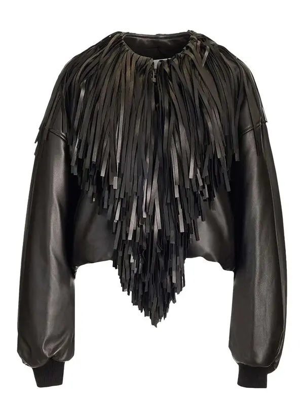 Alaïa Round Bomber - Black