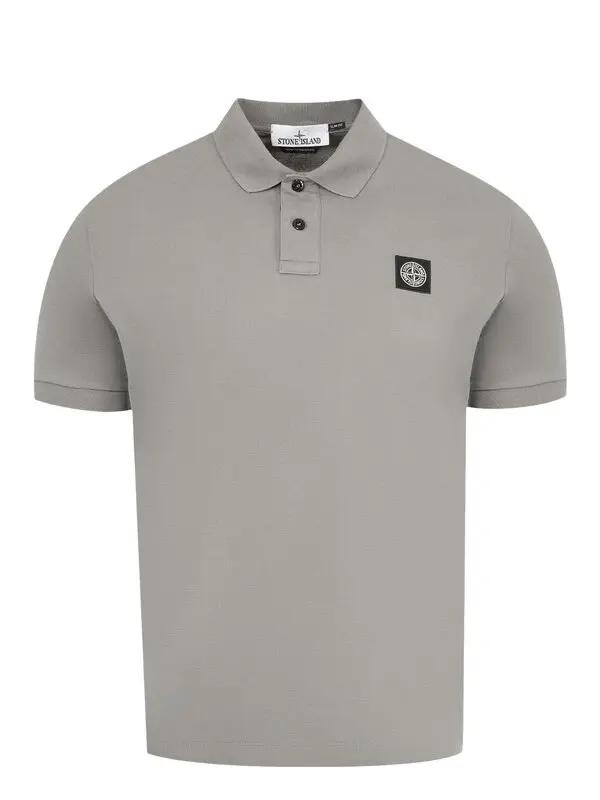 Stone Island Short-sleeve Polo - Grey