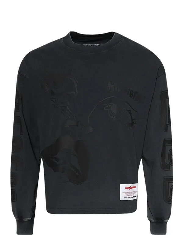 RIVINGTON ROI REBIS Long-sleeve Tee - Black