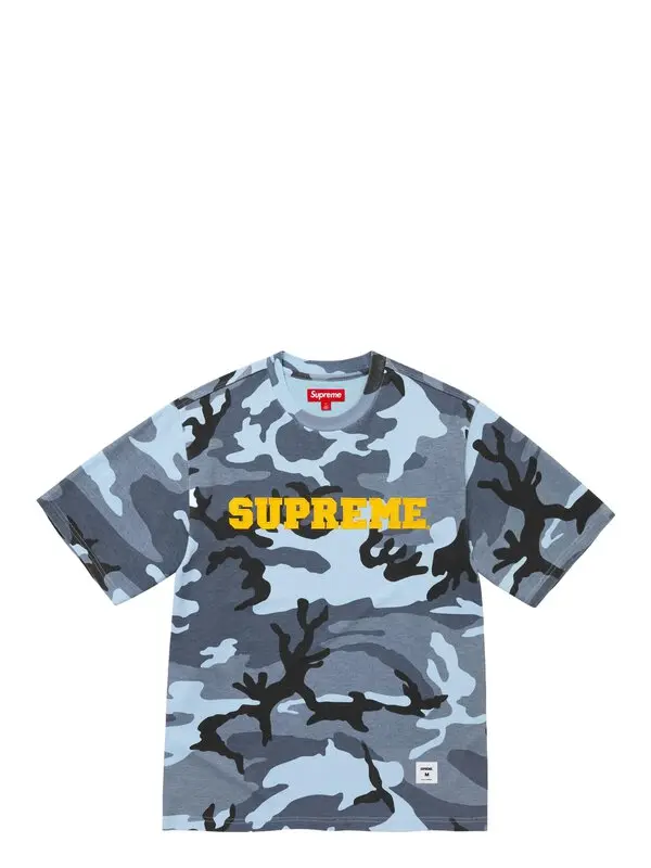 Supreme Collegiate Appliqué Short-sleeve Top - Blue