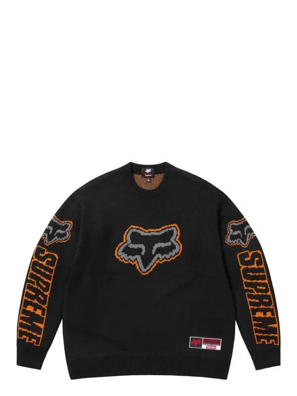 Supreme X Fox Racing Sweater - Black
