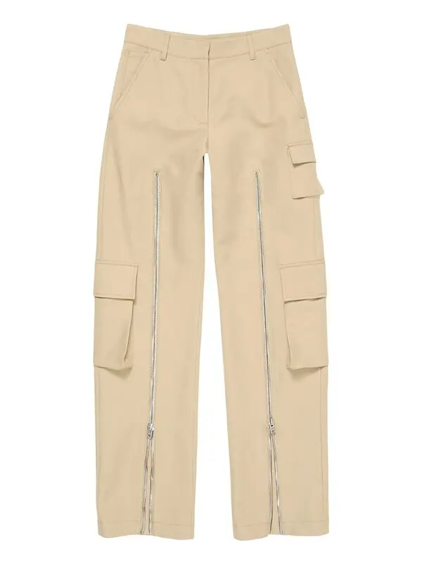 Acne Studios Layered Satin Trousers - Tan
