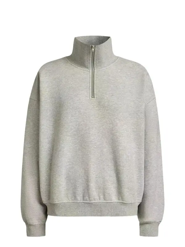 12 STOREEZ Zip-up Sweatshirt - Grey