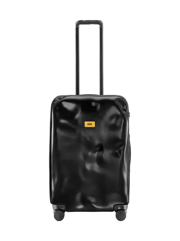 CRASH BAGGAGE Logo-detail Suitcase - Black