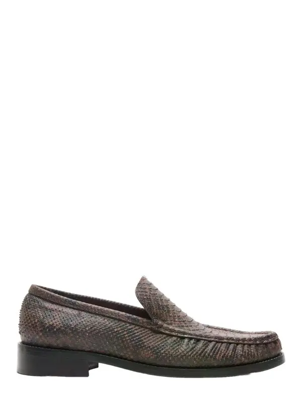 Acne Studios Leather Loafers - Brown