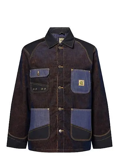 Carhartt Work In Progress X Nicholas Daley Chore Corduroy Jacket - Nd Dark Navy Mustard
