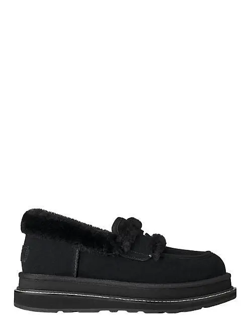 UGG X Sacai Suede Loafers - Black