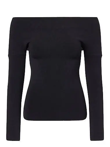 Dissh Astrid Long-sleeve Knit Top - Black