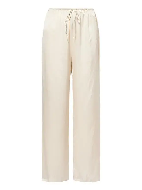 Dissh Wide-leg Silk Trousers - Sandstone