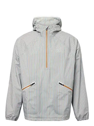 Loewe Striped Shell Anorak - Beige/blue