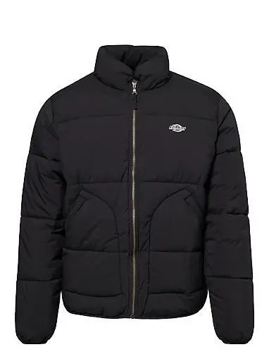 Dickies Logo-embroidered Puffer Jacket - Black