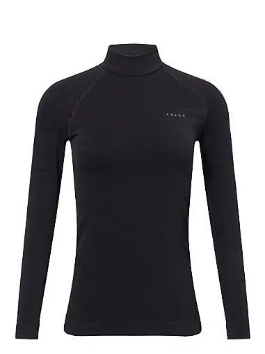 Falke Maximum Warm Turtleneck Jersey Top - 3000 Black