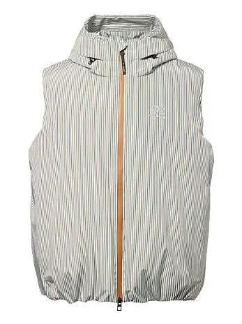 Loewe X On Striped Shell Gilet - Beige/blue