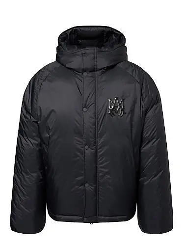 Amiri Logo-patch Padded Shell-down Jacket - Black