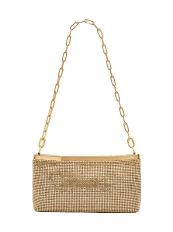 Cult Gaia Felice Glass Crystal Clutch Bag - Sand Dolla