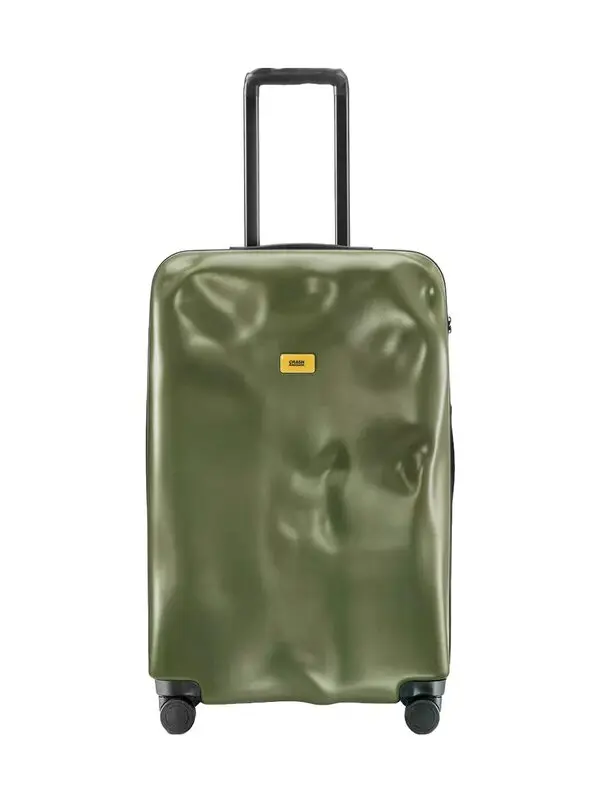 CRASH BAGGAGE Logo-detail Suitcase - Green