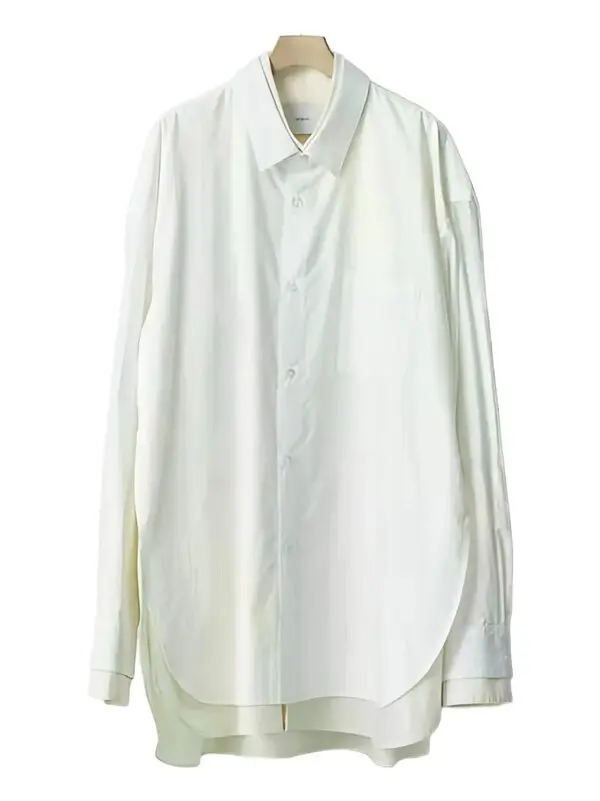 STEIN Chest-pocket Buttoned Shirt - White