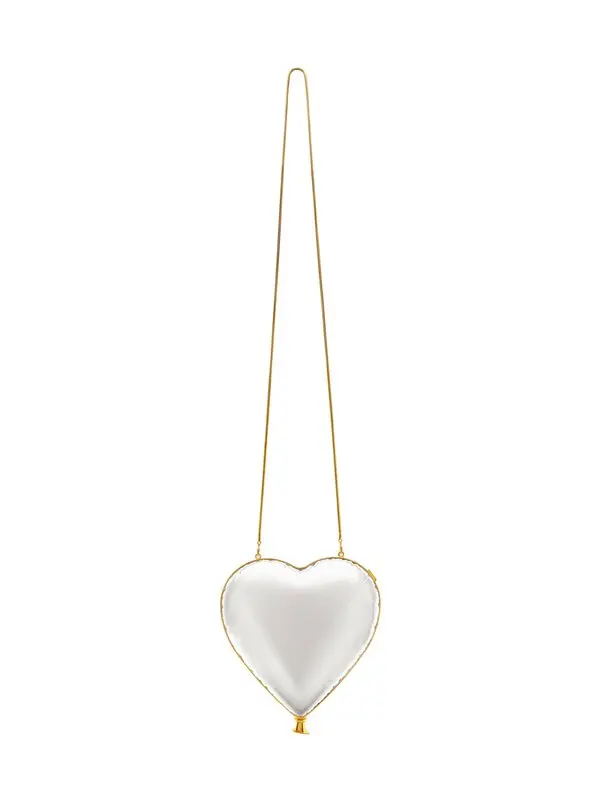 Oscar De La Renta Heart Balloon Bag - White