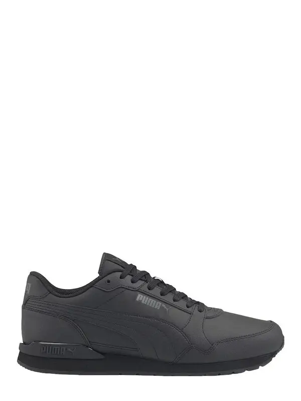 PUMA St Runner V3 Leather Triplein Sneakers - Black