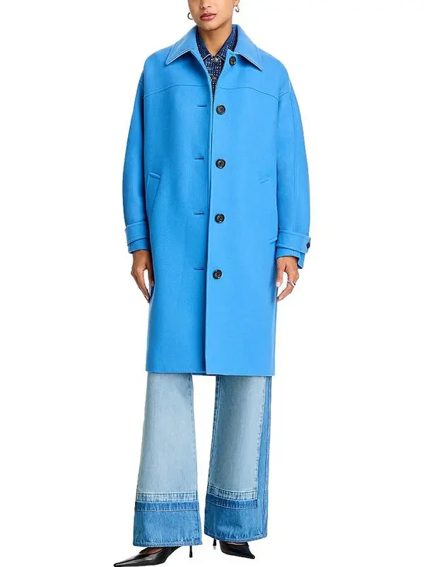 Veronica Beard Laurent Dickey Coat - Blue Jasper