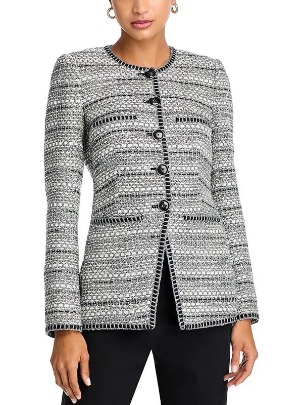 Veronica Beard Alessia Jacket - Silver