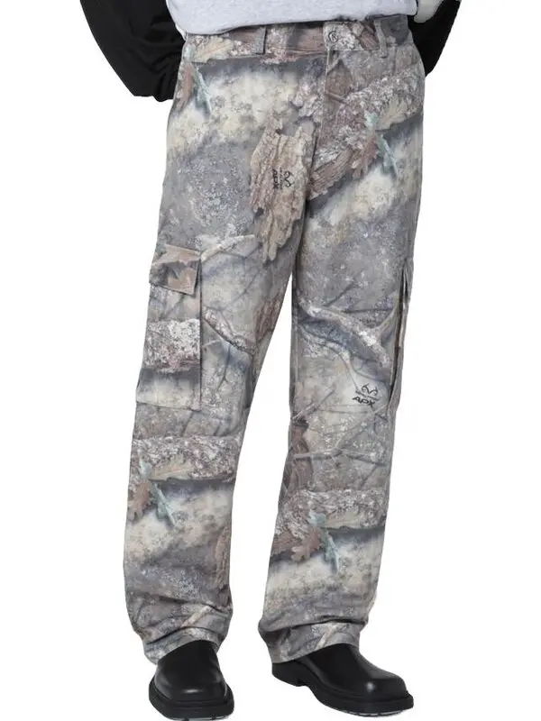 REPRESENT Realtree Camo Cargo Trousers - Green