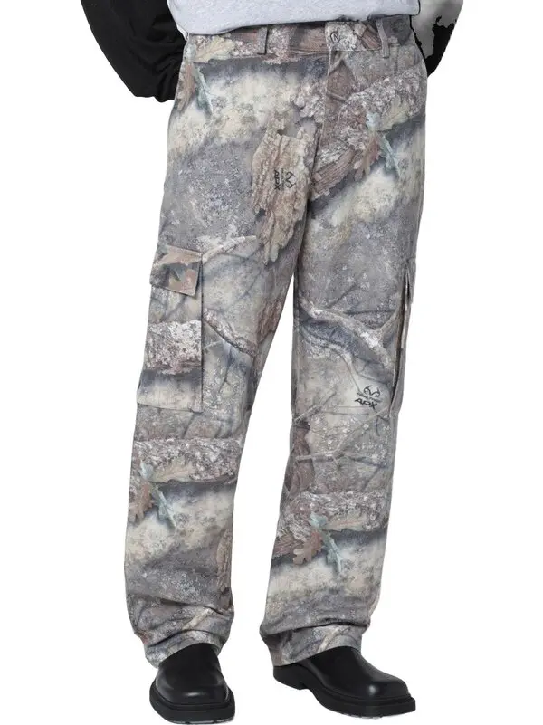 REPRESENT Realtree Camo Cargo Trousers - Green