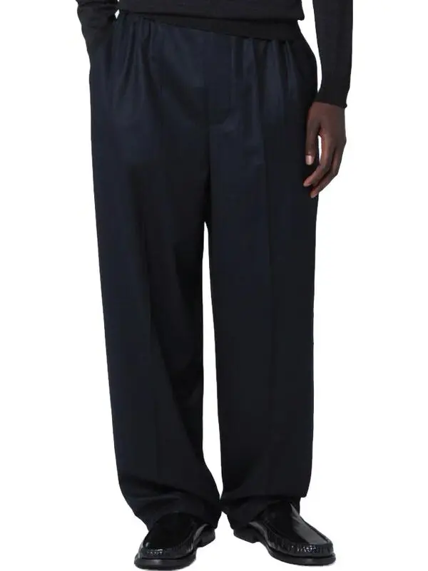 Jacquemus Wide-leg Wool Trousers - Blue
