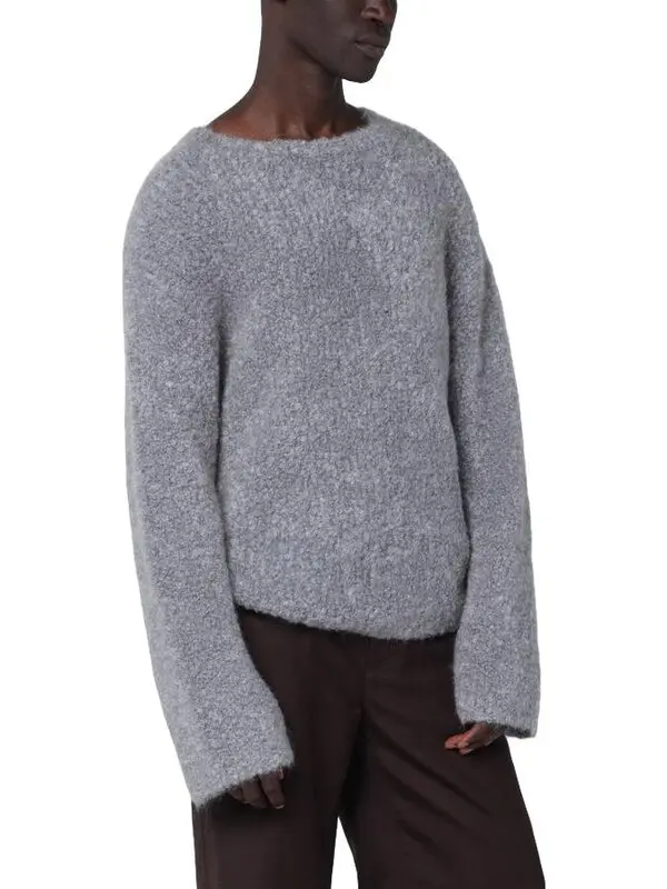 Séfr Jermaine Bouclé Sweater - Grey