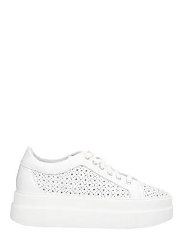 BALDININI Leather Low-top Sneakers - White