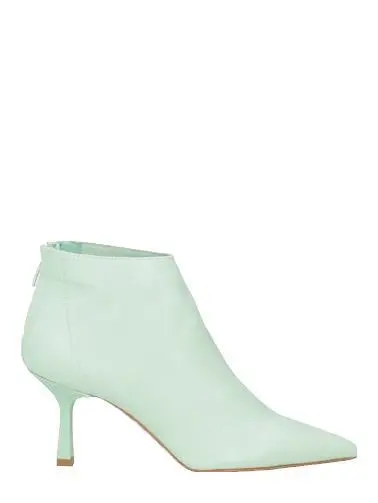 OVYE Leather Ankle Boots - Green