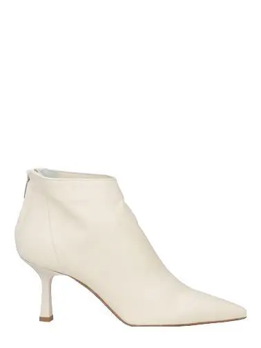 OVYE Leather Ankle Boots - Off White