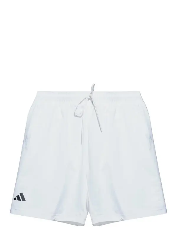 Adidas Logo-printed Shorts - White