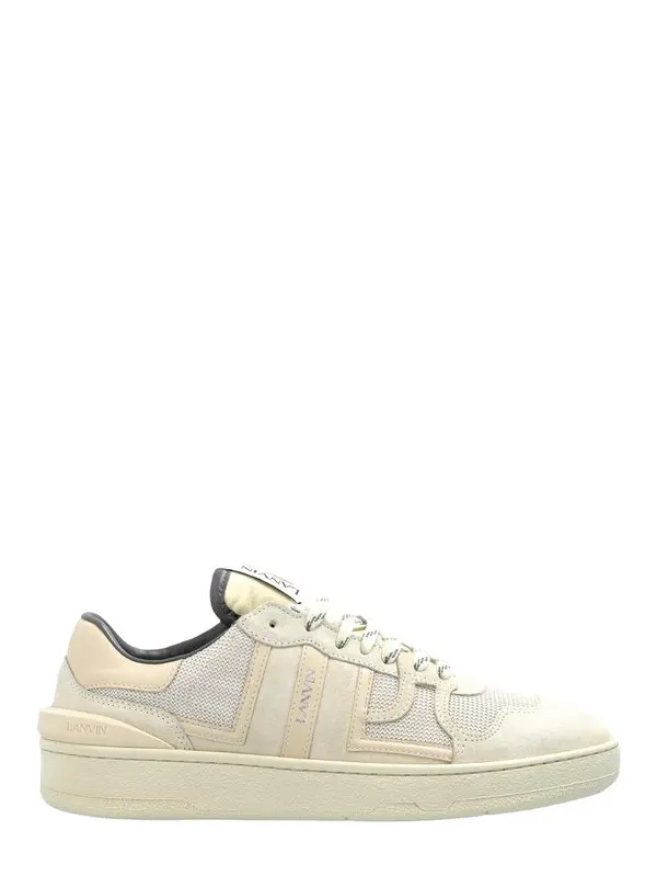 LANVIN Clay Low-top Sneakers - Cream