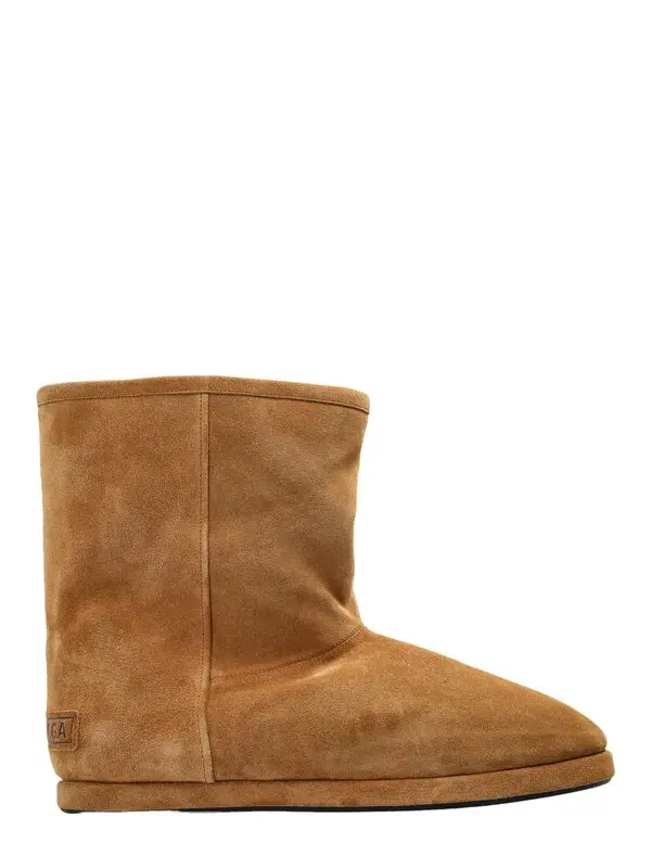 Balenciaga Suede Snow Boots - Brown