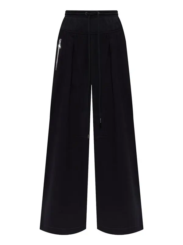 LANVIN Wide-leg Sweatpants - Black