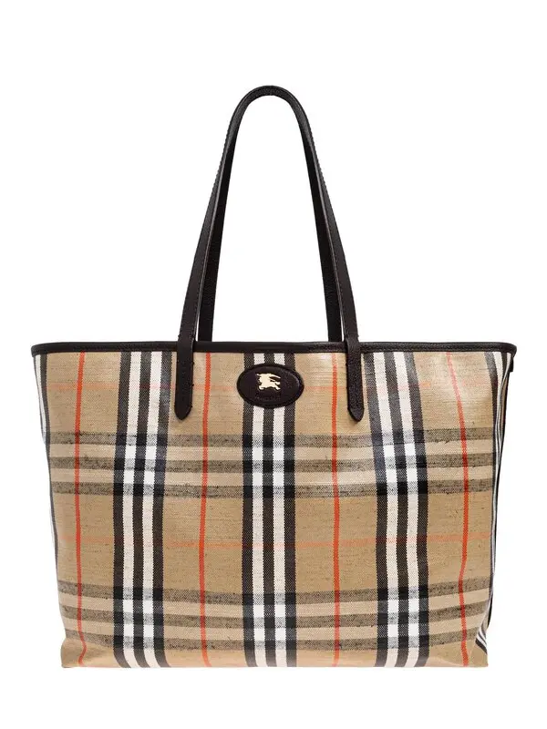 Burberry Highlands Medium Shopper Bag - Beige