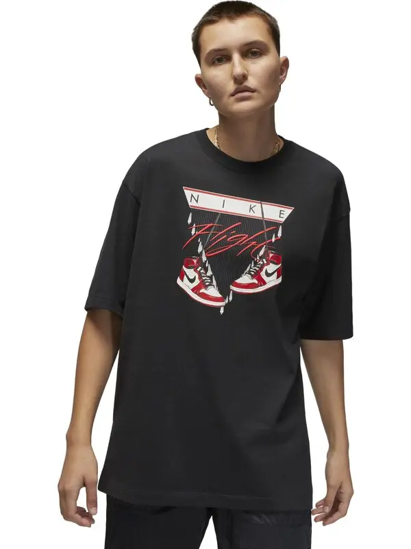JORDAN Flight Oversized T-shirt - Black