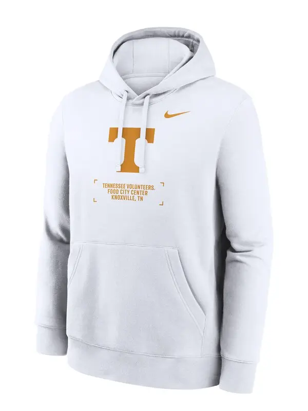 Nike Tennessee Club Basketball 2-hit College Pullover Hoodie - White