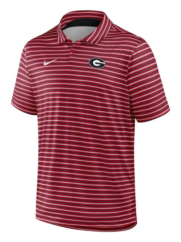 Nike Georgia Tour Stripe Dri-fit College Polo - Red