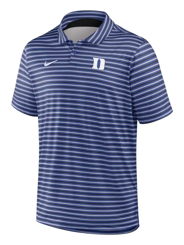 Nike Duke Tour Stripe Dri-fit College Polo - Blue