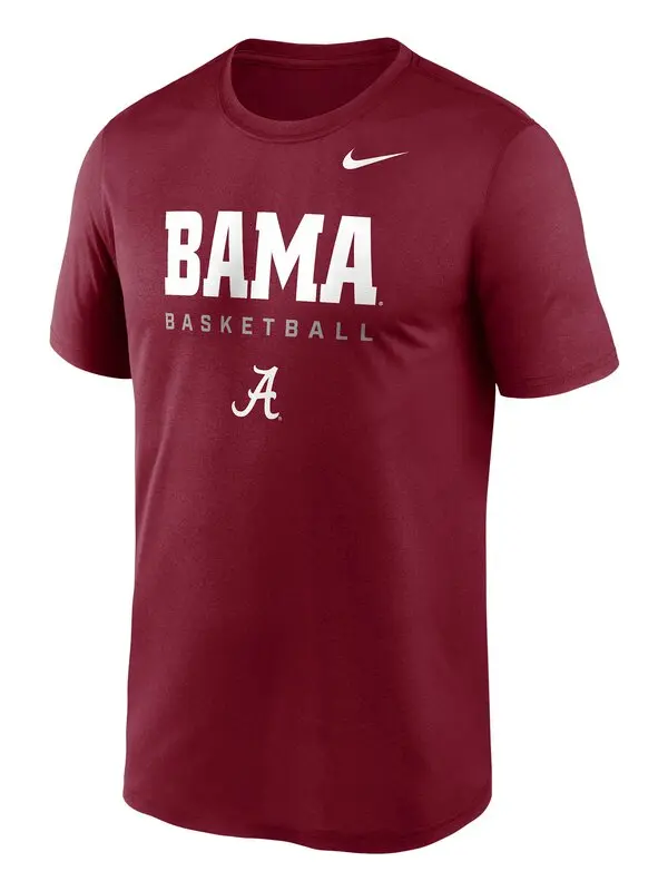 Nike Alabama Courtside Basketball Legend Dri-fit College T-shirt - Red