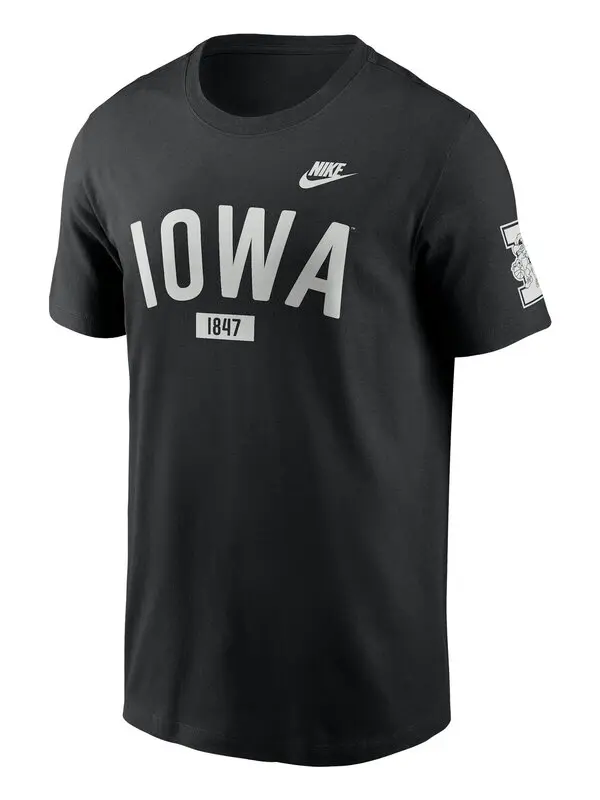 Nike Iowa Legacy Arch 2-hit College T-shirt - Black