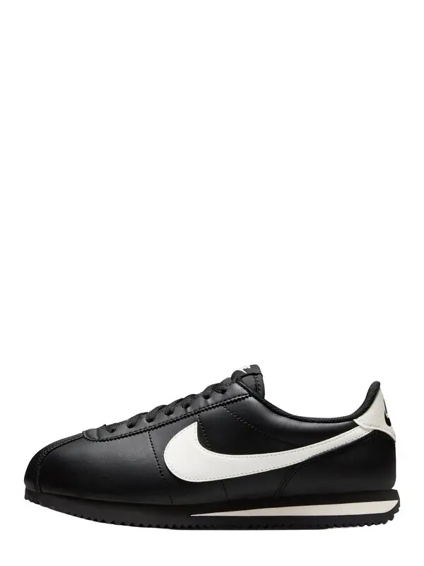 Nike Cortez Leather Sneakers - Black