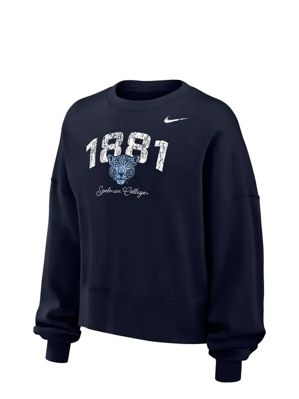 Nike College Phoenix Fleece Crew-neck Sweatshirt - Blue